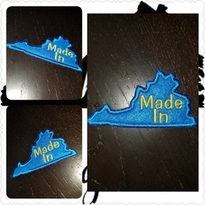 US States Applique Embroidery Designs. USA Map Applique. USA State ...