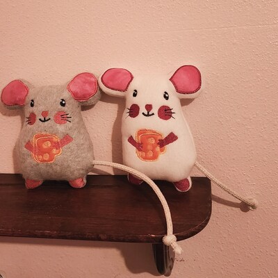 Mouse Stuffie ITH Embroidery , Machine Pattern, ITH Mouse Stuffie ...