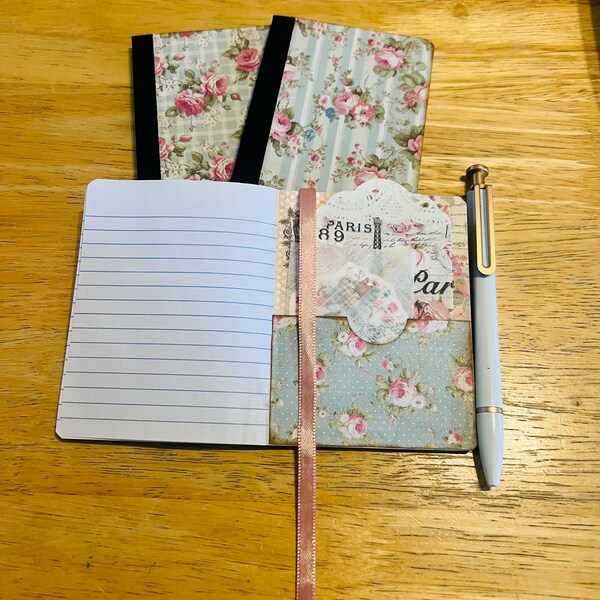 Mini Floral Notebook Set: Pocket Notepads . Set of 3 - Etsy