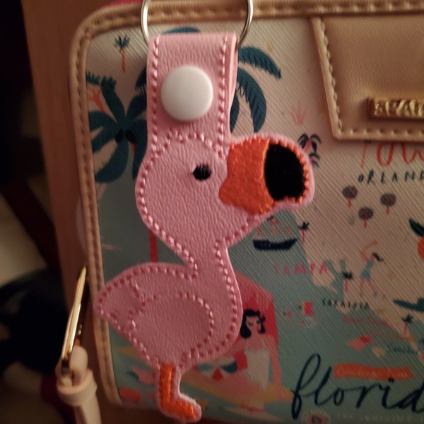 Flamingo Key Chain - Flamingo Keychain - Pink Flamingo - Pink Flamingo ...