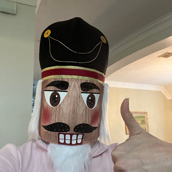 Comfortable Nutcracker Mask Head - Etsy