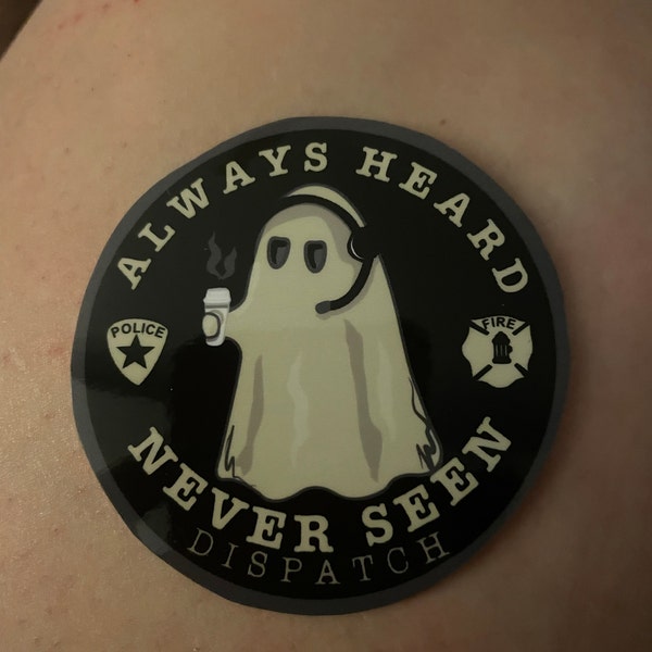 Ghost Dispatcher Always Heard Never Seen POLICE/FIRE - Etsy