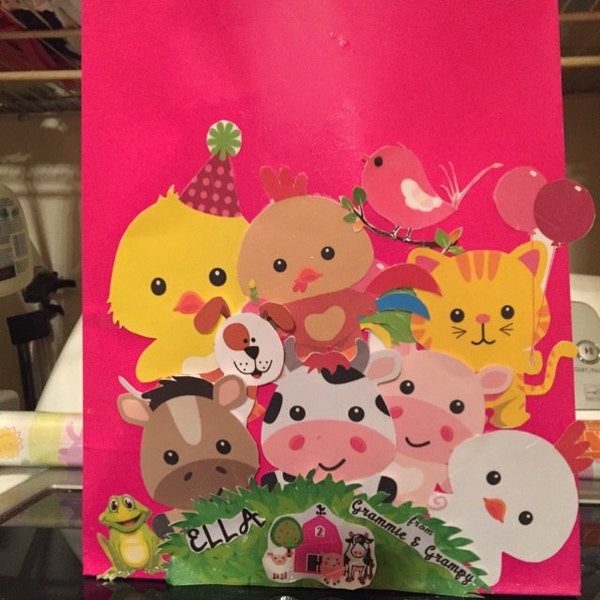 Farm Animals Party Clip Art & Printables Set / Farm Clipart / Farm Wall ...