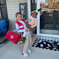 Adult Teen Dress up Set - Dunkin' Donuts Apron, Hat, and 2 Name Tags ...