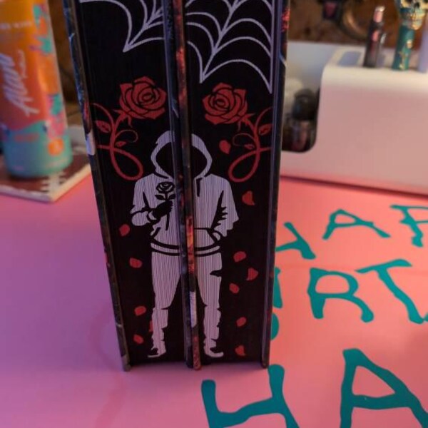 Custom Sprayed Edge Book, Stenciled Edges, Fore Edge Painting, Special ...