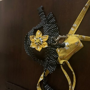 Adjustable Bumble Bee Roman Dog Harness //matching Leash Option ...
