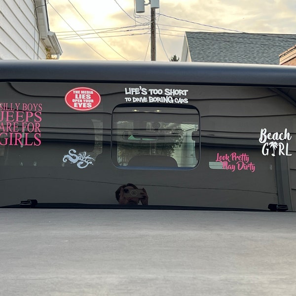 Life is Too Short to Drive Boring Cars Funny Bumper Sticker Vinyl Decal ...