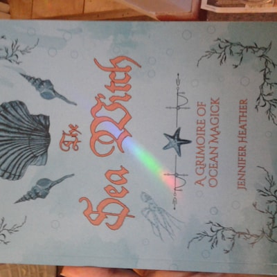 Sea Witch Book Ocean Magic Grimoire Spell Book Book of Shadows Sea ...