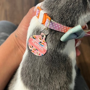 Taco Dog Tag Double Sided Dog Tag Taco Cat Tag Blue Dog - Etsy