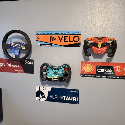 Metal Automotive Wall Sign Art Haas Formula One Team Kevin Magnussen 20 ...