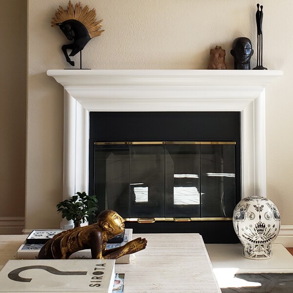 Vintage Moussec Wooden Box, Hand Made Rustic Storage Chest, Farmhouse ...