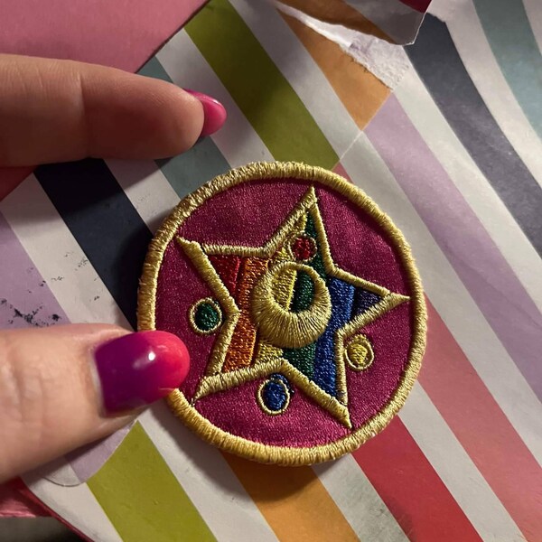 Asexual Ace Pride Pentacle Sew on Embroidered Patch - Etsy