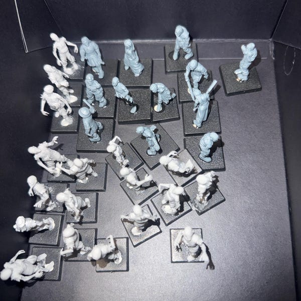 Skeleton Zombies Infantry Unit | Skeleton Samurai Miniatures ...