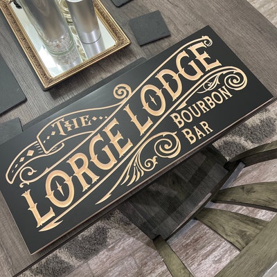 Custom Bar Sign Custom Beer Sign Beer Sign Guy Gift Rustic Man Cave ...