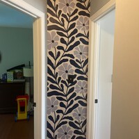 Blue Dark Tropical Contact Paper Peel and Stick Wallpaper - Etsy