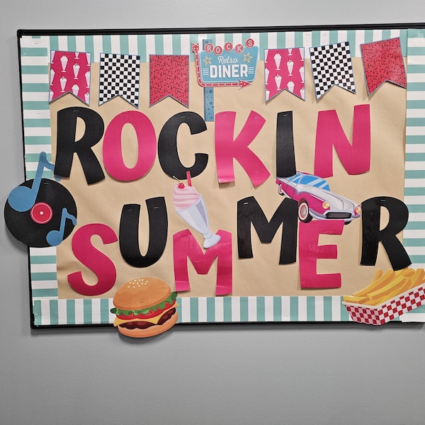 Summer Bulletin Board Kit, Bucket List Bulletin, End of Year Bulletin ...