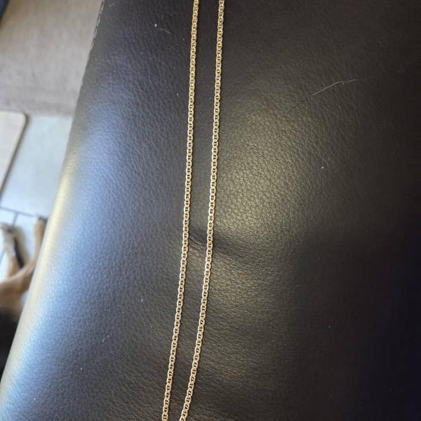 Double Cuban Link Chain 14K Yellow Real Gold 3mm 3.7mm 4.5mm Thick ...