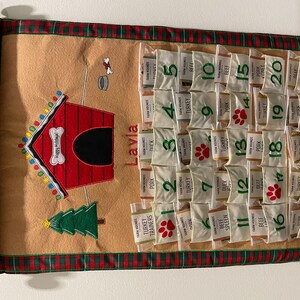 Personalized Dog Advent Calendar Pet Christmas Countdown for Family ...