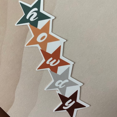 Boho Pastel Western Sticker Pack - Etsy