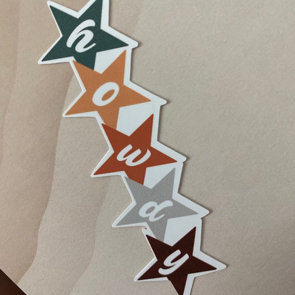 Boho Pastel Western Sticker Pack - Etsy