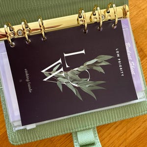 Planning Cards Appointment Card Double Sided Planning Essential Minimal ...