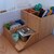 Mobilevision Bamboo Multi-purpose Caddy With Handle, 3 Sections, Sturdy ...