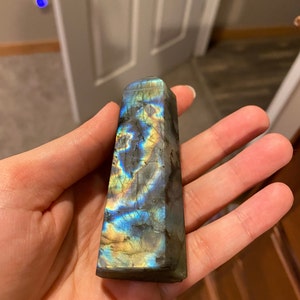 AAAA Rainbow Labradorite Tower Natural Labradorite Point - Etsy Australia