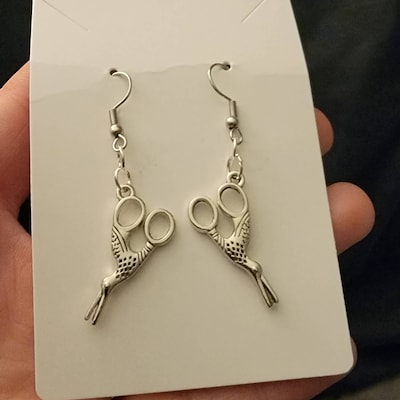 Over the Garden Wall Bird Scissors Earrings, Hypoallergenic OTGW ...