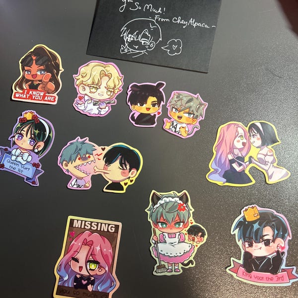 Alien Stage Stickers || Mizi | Sua | Ivan| Till | Luka | Hyuna || 2 ...