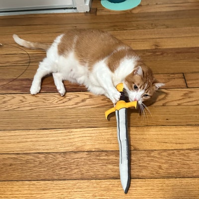 Epic Items Catnip Toy Arming Sword, Kitty Kicker, Filled W/certified ...