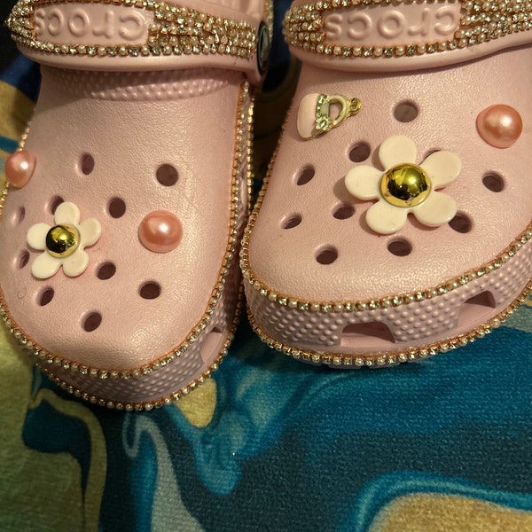 20 Pcs Blue Clog Shoe Charms for Croc Bling Octopus Fairy Flower Set ...