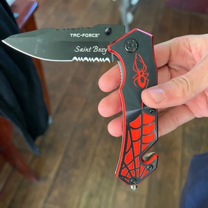 Personalized SPIDERMAN Pocket Knife Custom Engraved Gifts for Him Men ...