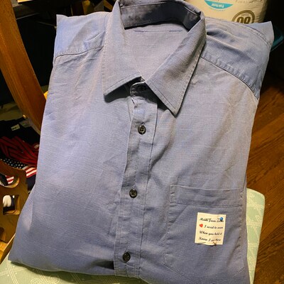 Memory Shirt Quilt Label With Poem Set of 4 Small Label Quilt Shirt ...