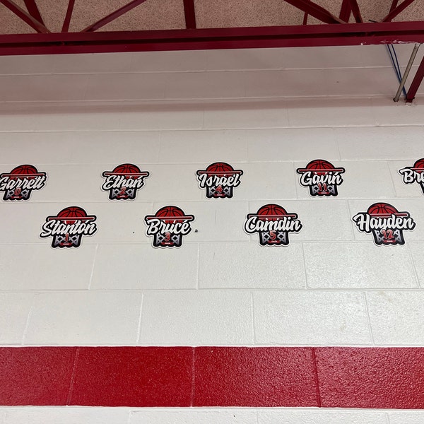 DIGITAL FILE - Custom Sports Tournament Sign - Basketball - Hoop - Door ...