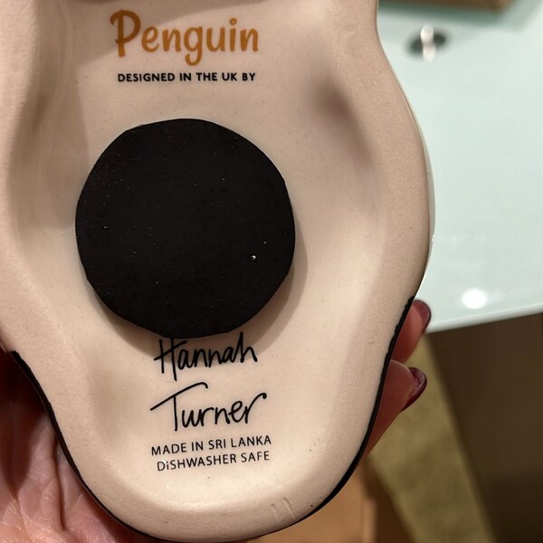 Handmade Ceramic Penguin Money Box, Designed in the UK by Hannah Turner ...