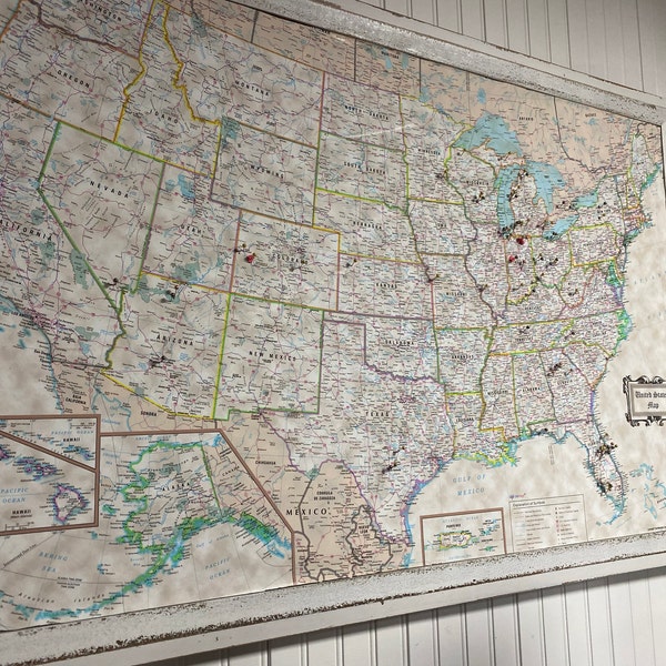 UNITED STATES Executive Wall Map USA Poster - Rolled Laminated or Paper ... UNITED STATES Executive Wall Map USA Poster - Rolled Laminated or Paper ...