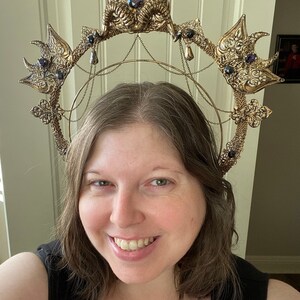 Golden Blind Mask Gothic Mask With Flowers Fantasy Mask - Etsy