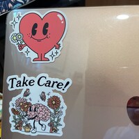 Melting Smiley Face Sticker, Cute Stickers, Drippy Yellow Happy Face ...