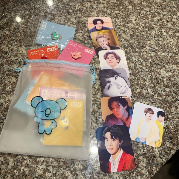 BTS Button/pins Set of 7 (each of the Members)/or Get an Individual Pin ...