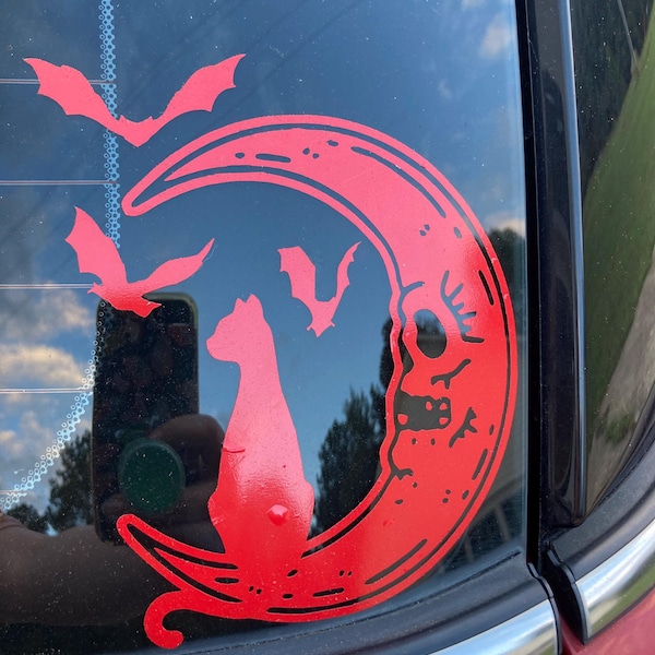Moon Child Witchy Things Goth Car Decal Goth Decal Goth Car Accessories ...