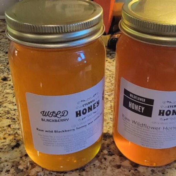 Honey Gift/sample Box (8 45ml Glass Jars) - Etsy