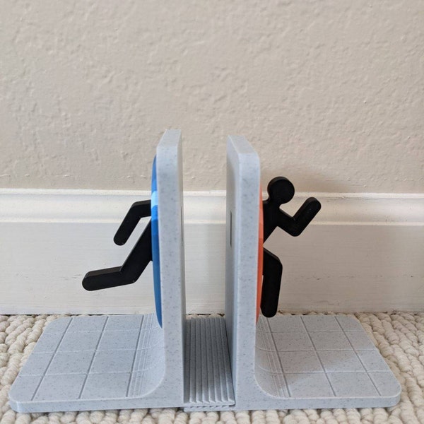 Portal Inspired Video Game/movie Book-ends - Etsy