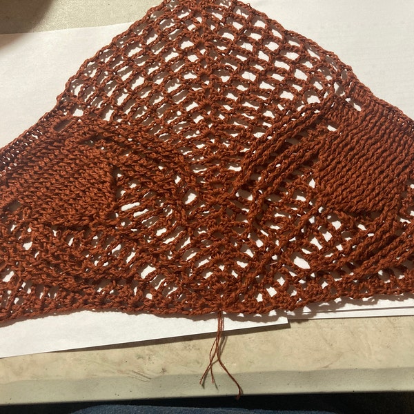 Spider Shawl English Version - Etsy