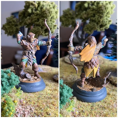High Elf Archer Mini Dnd Tabletop RPG Miniature D&D Figurines ...