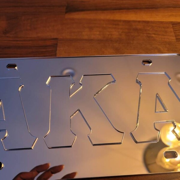 College Fraternities & Sororities Personalized Front License Plate ...