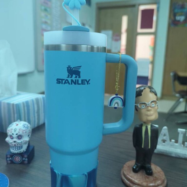 Retro Daisy Tumbler Straw Topper Floral Bottle Straw Cover Silicone ...