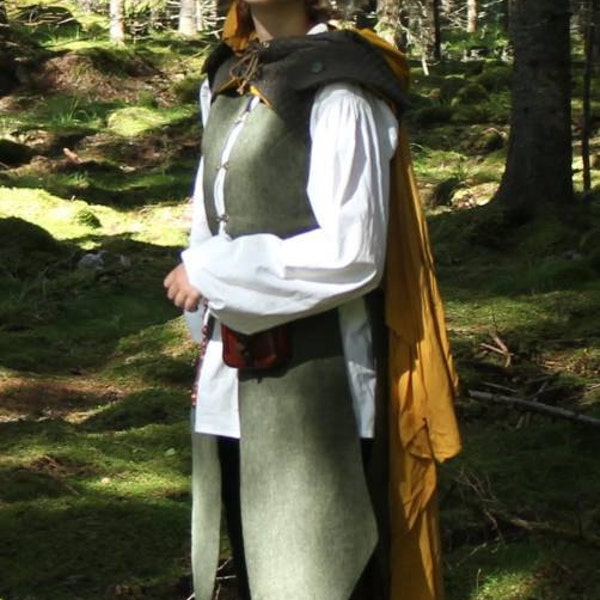 Tabard Sewing Pattern, Female Medieval Surcoat, XXS - XXL, Sideless Tabard Pattern, A0, A4 + Us ...