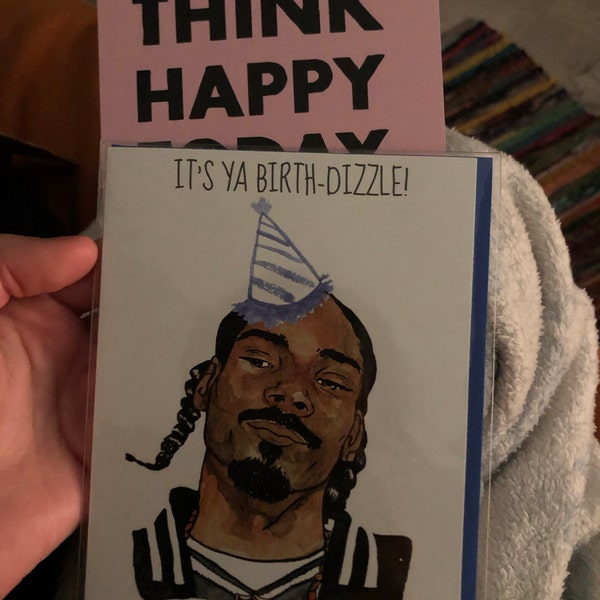 Birth Dizzle Birthday Card, Rap Music Birthday Card, Funny Cards, Hip ...
