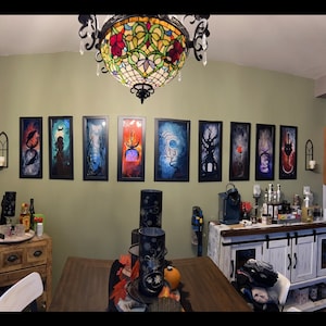 Soul Echoes Bird Wall Art Print Two Ravens Reflected on Top of Twin ...