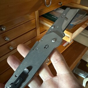 Small Curve Striped Utility Knife Fixed Blade Razor Unique - Etsy